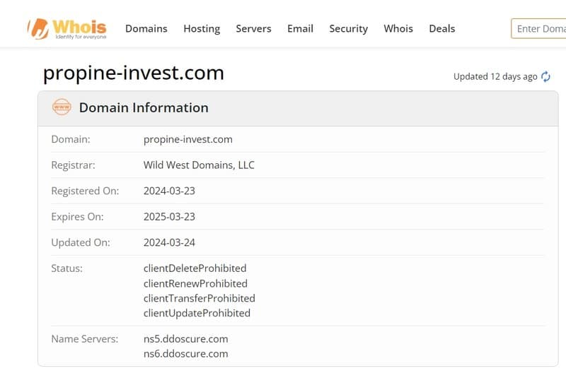 Propine-Invest - Company Ratings - User Reviews - TraderKnows