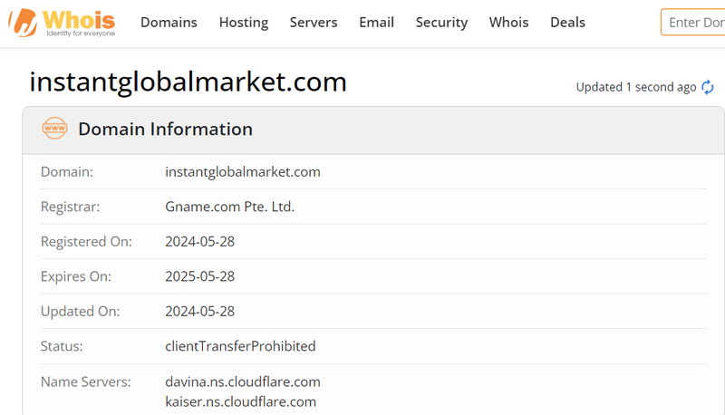 Instant Global Markets Trade Co. Ltd Reviews: Rating, Industry Rank ...