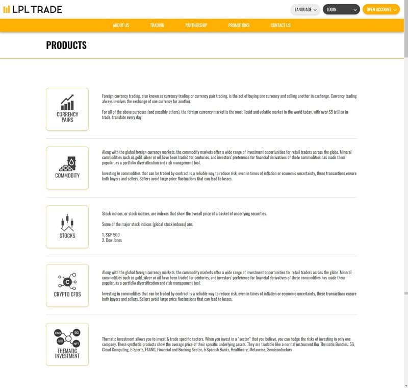 LPL Trade - Company Ratings - User Reviews - TraderKnows