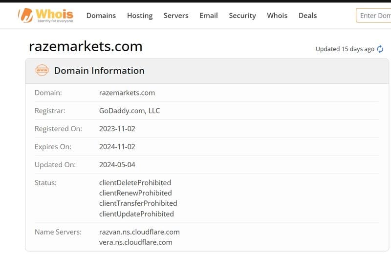 Raze Markets Reviews: Rating, Industry Rank, and Risk Analysis