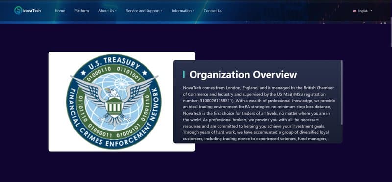 NovaTech Limited Forex Broker's Detailed Background Check