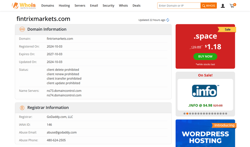 Fintrix Markets Review: Why We Detected It as a Scam?