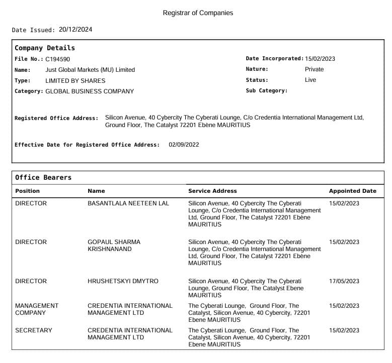JustMarkets Reviews: Rating, Industry Rank, and Risk Analysis